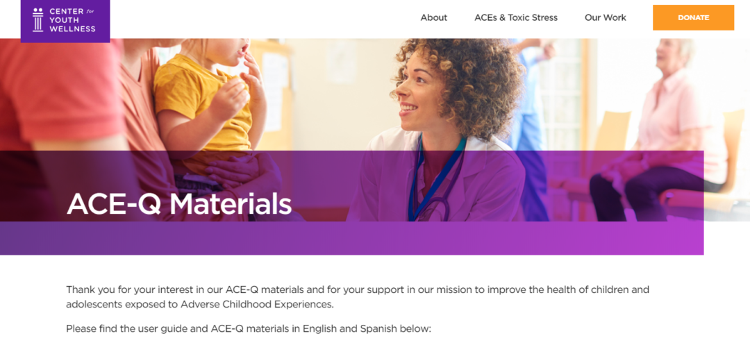 ACE-Q - Trauma-Informed Care Implementation Resource Center - Resource