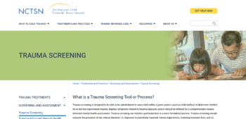 What is a Trauma Screening Tool or Process - Trauma-Informed Care ...