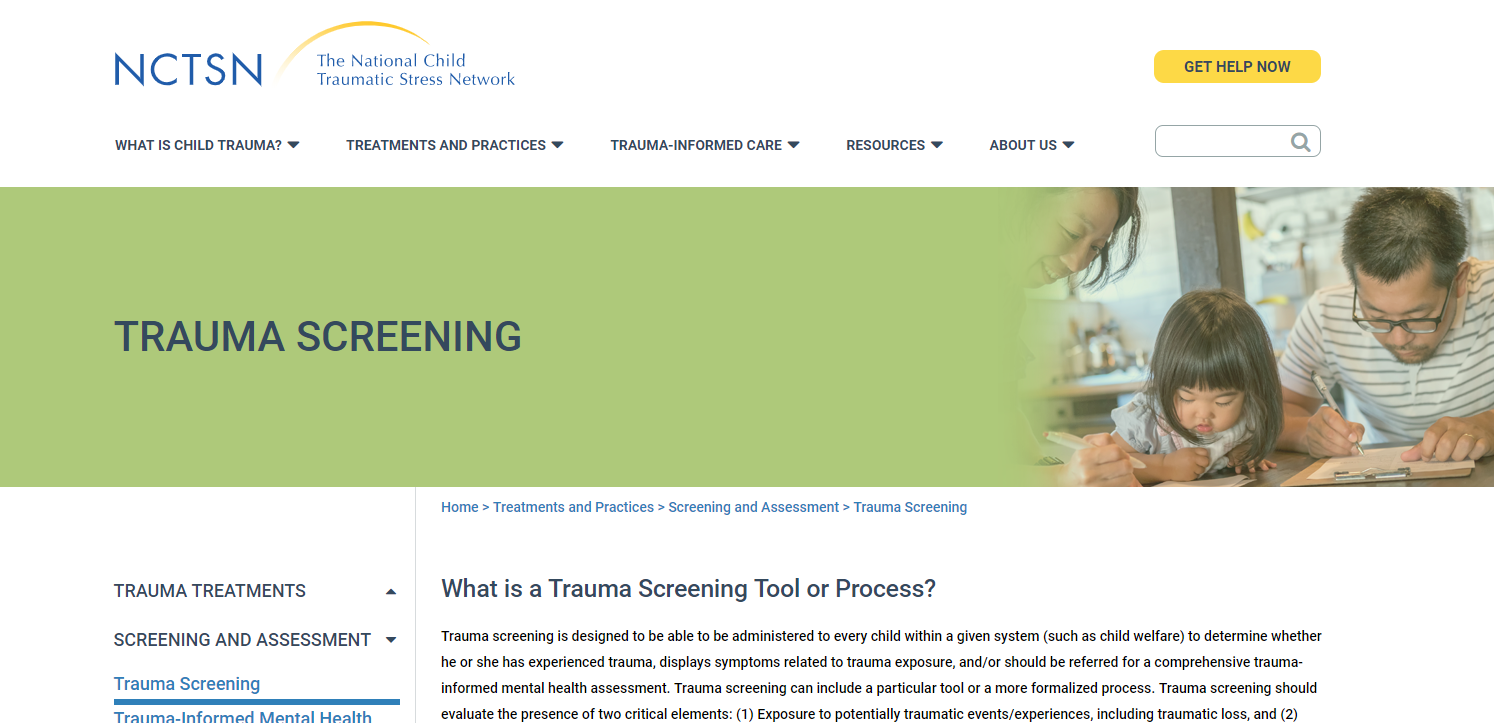 What is a Trauma Screening Tool or Process - Trauma-Informed Care ... What is a Trauma Screening Tool or Process - Trauma-Informed Care ...