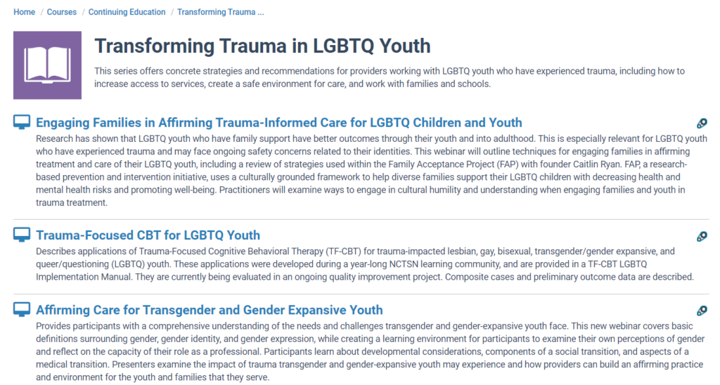 Transforming Trauma in LGBTQ Youth - Trauma-Informed Care ... Transforming Trauma in LGBTQ Youth - Trauma-Informed Care ...